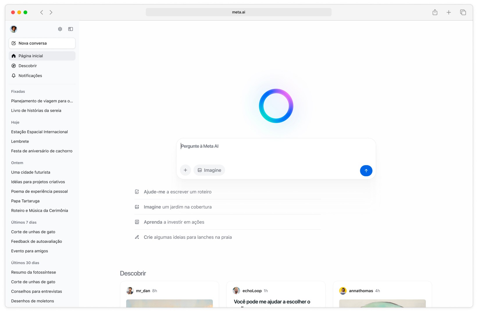Apresentando o app Meta AI: uma nova forma de acessar seu assistente de ...