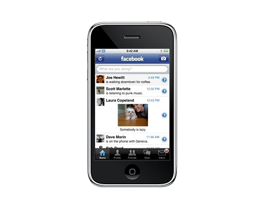 Se lanza Facebook para iPhone. | Acerca de Meta