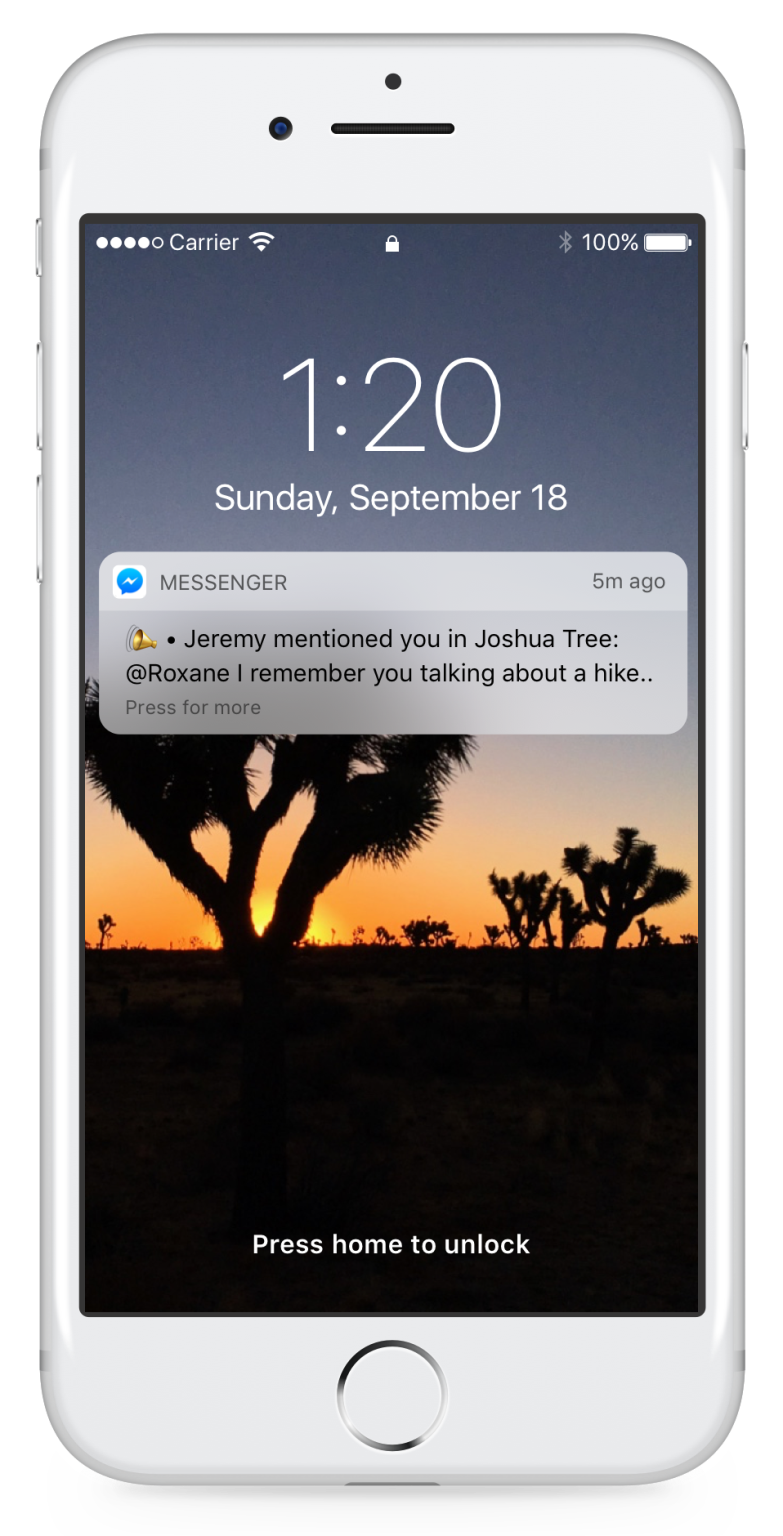 Introducing Message Reactions and Mentions For Messenger