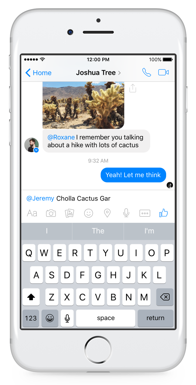 Introducing Message Reactions and Mentions For Messenger