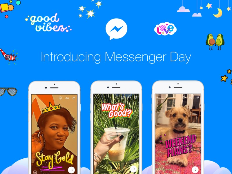 Share Your Day In Messenger