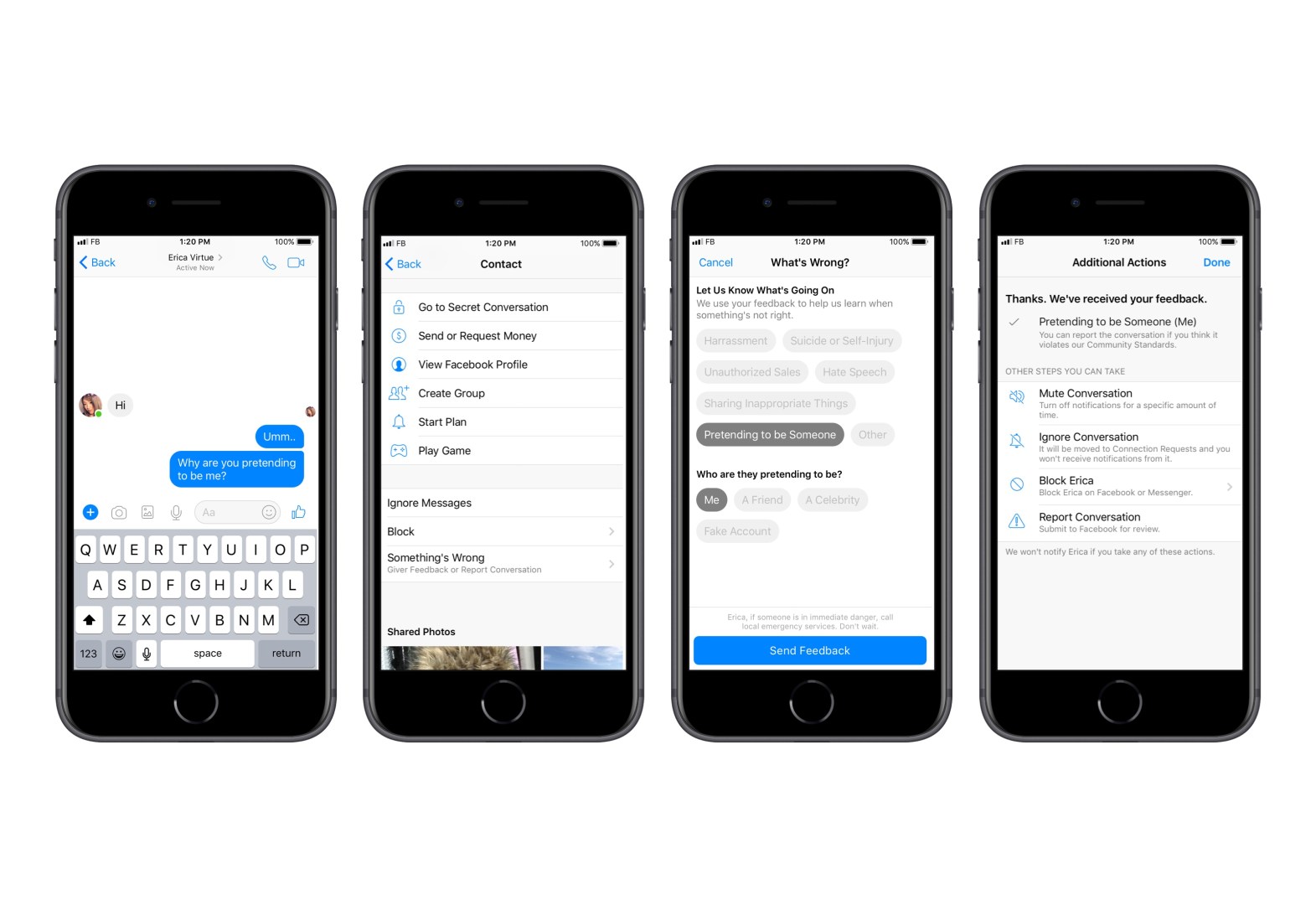 Reporting Made Easier in Messenger
