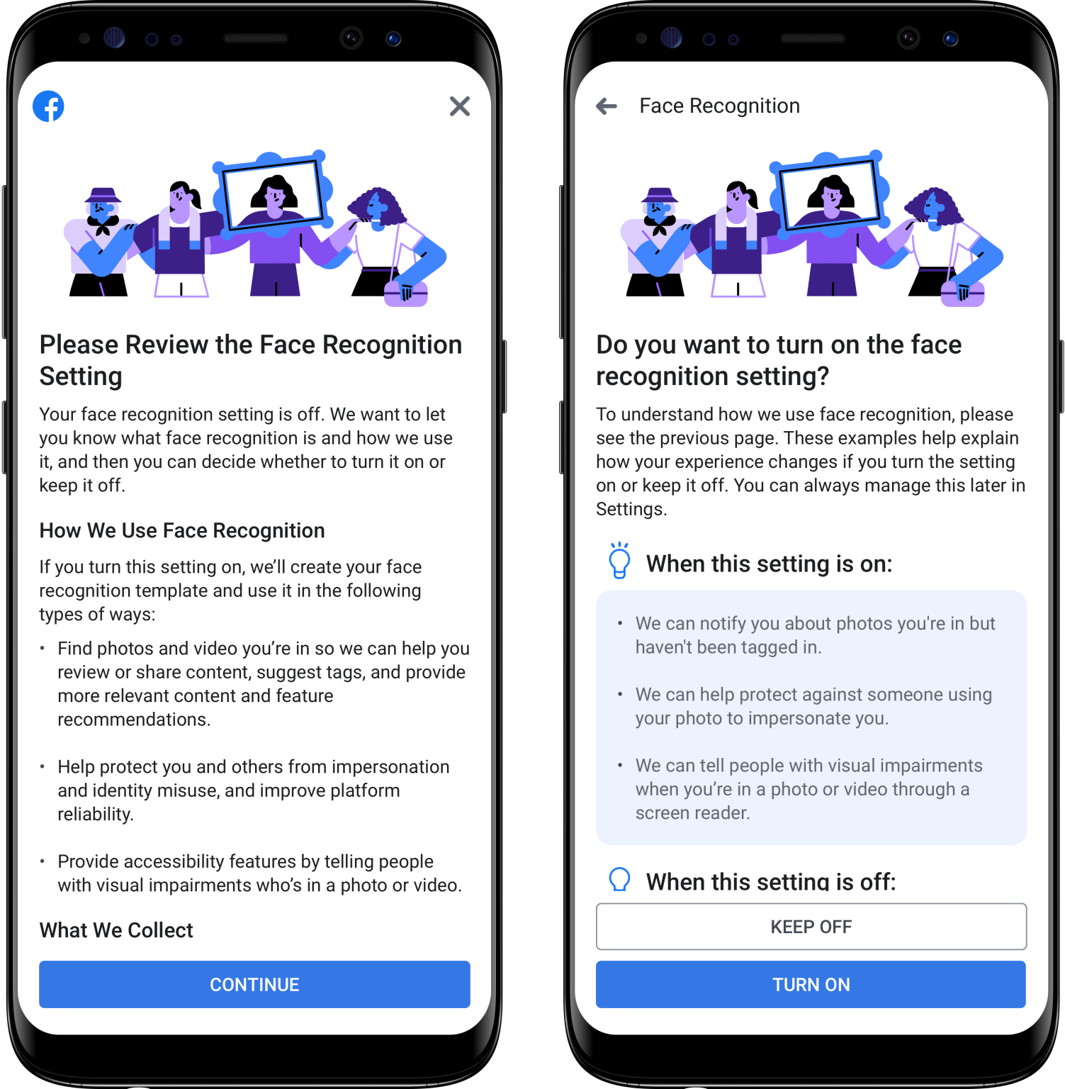 An Update About Face Recognition on Facebook