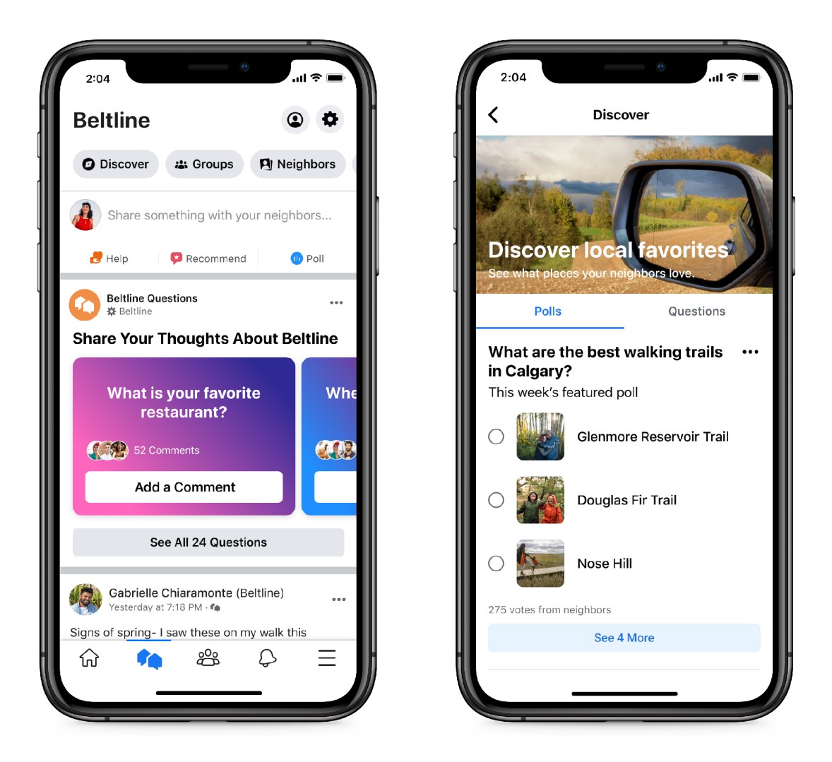 Connecting Local Communities on Facebook