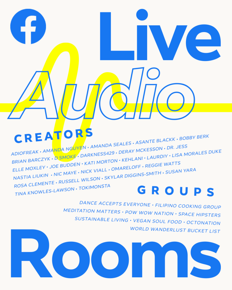 Live Audio Rooms and Podcasts on Facebook