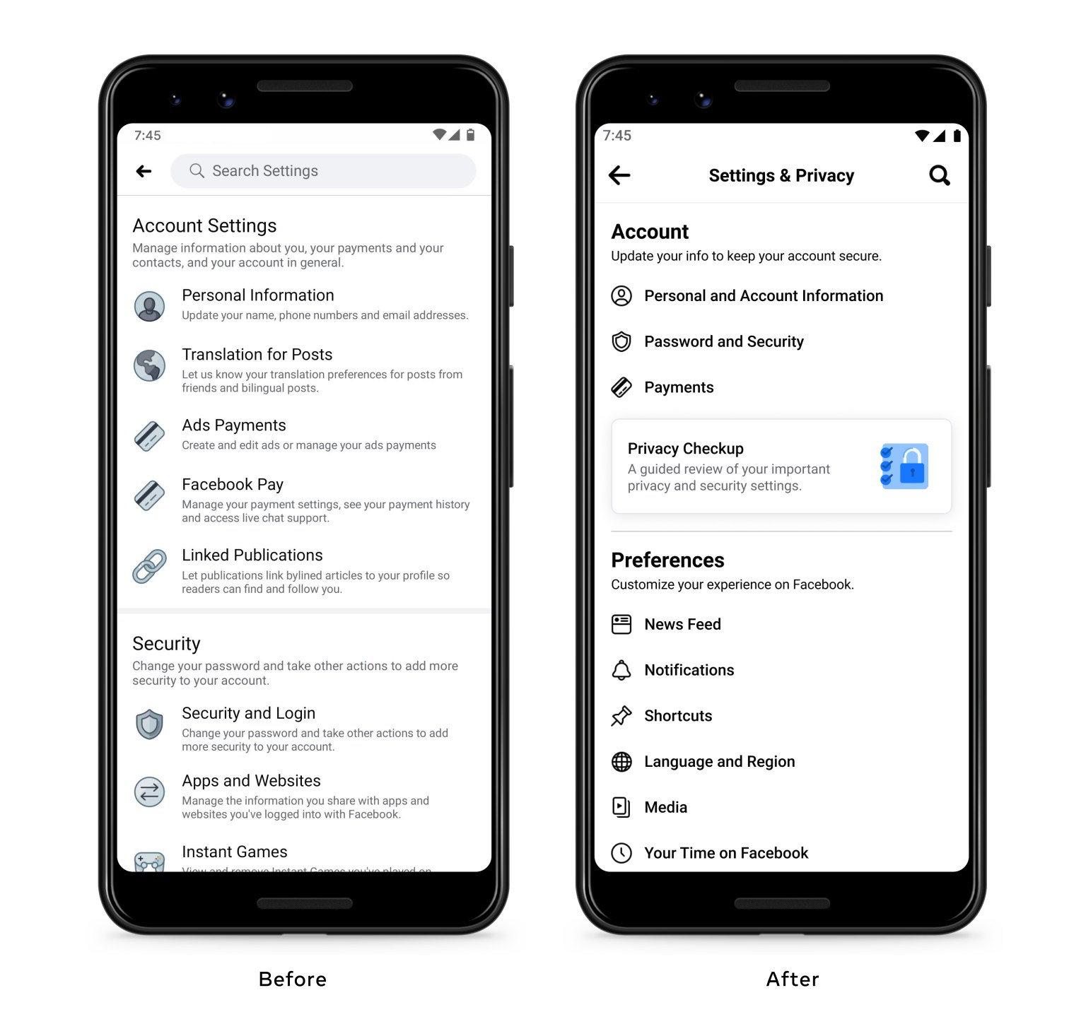 How We’re Making it Easier to Navigate Settings