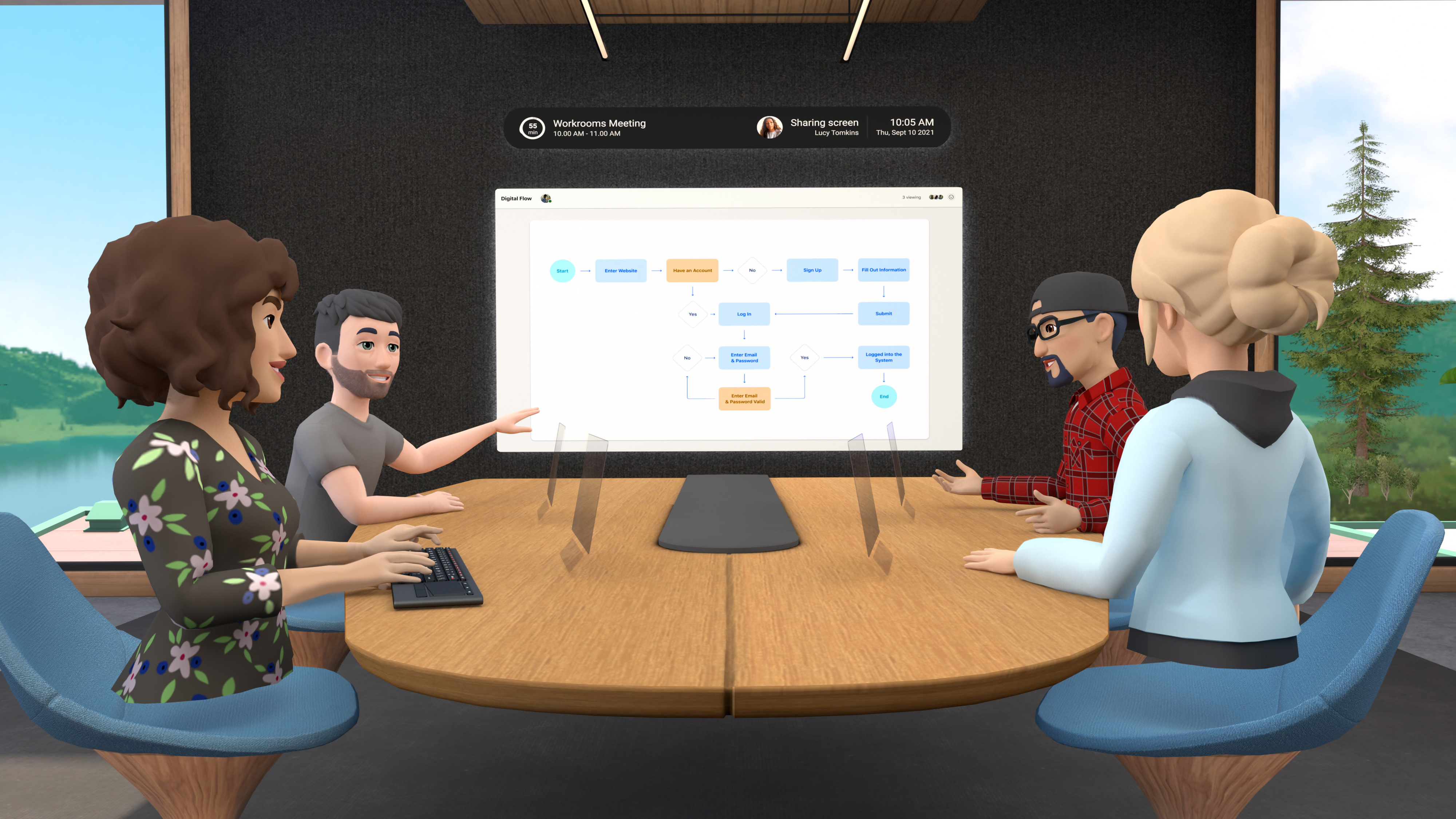Horizon Workrooms for VR Remote Collaboration | Meta Newsroom