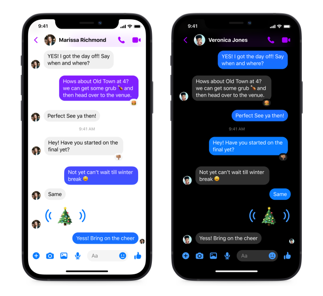 Celebrate the Season With Holiday Features on Messenger