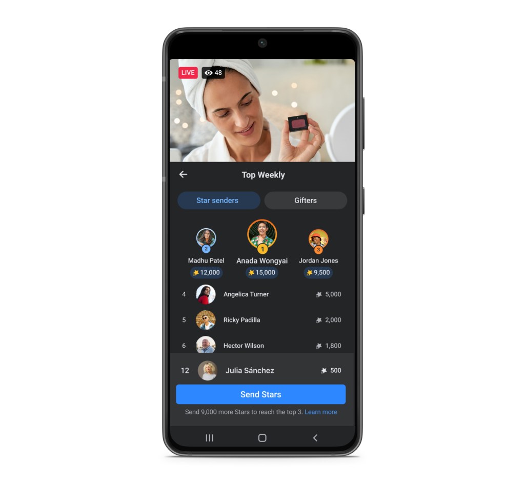 Support Creators With Stars Fest on Facebook