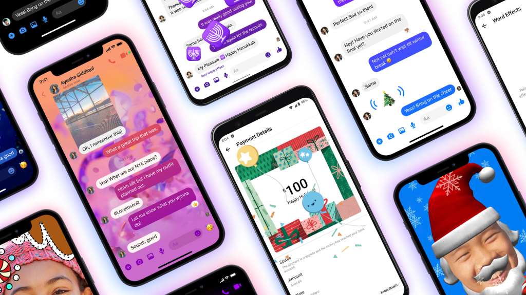 Celebrate the Season With Holiday Features on Messenger