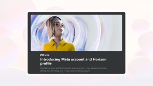 Introducing Meta Accounts and Meta Horizon Profiles for VR