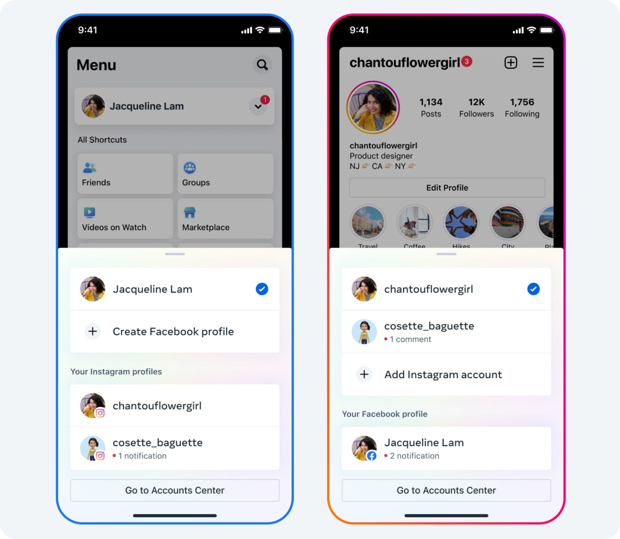 Making it Easier to Switch Between and Create New Accounts and Profiles ...