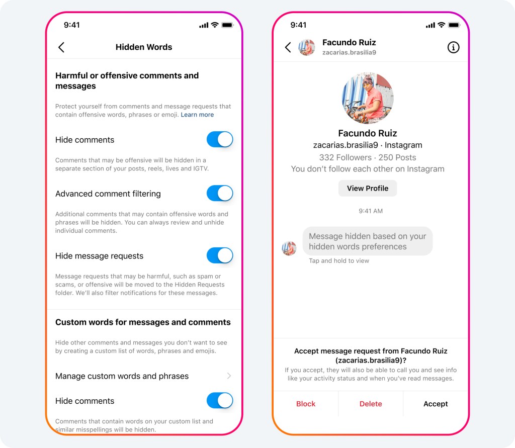 Updates to How We Protect People on Instagram From Abuse