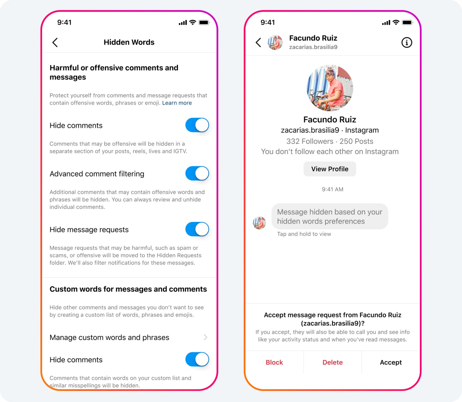 Updates to How We Protect People on Instagram From Abuse