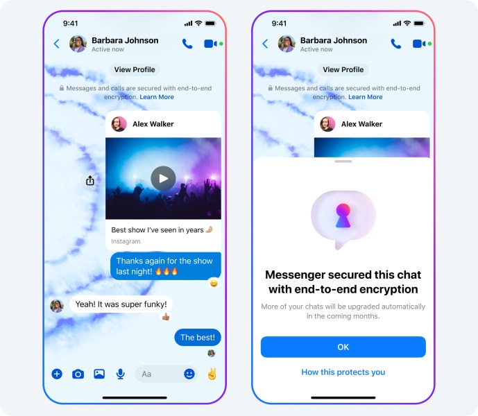 Expanding Features For End To End Encryption On Messenger