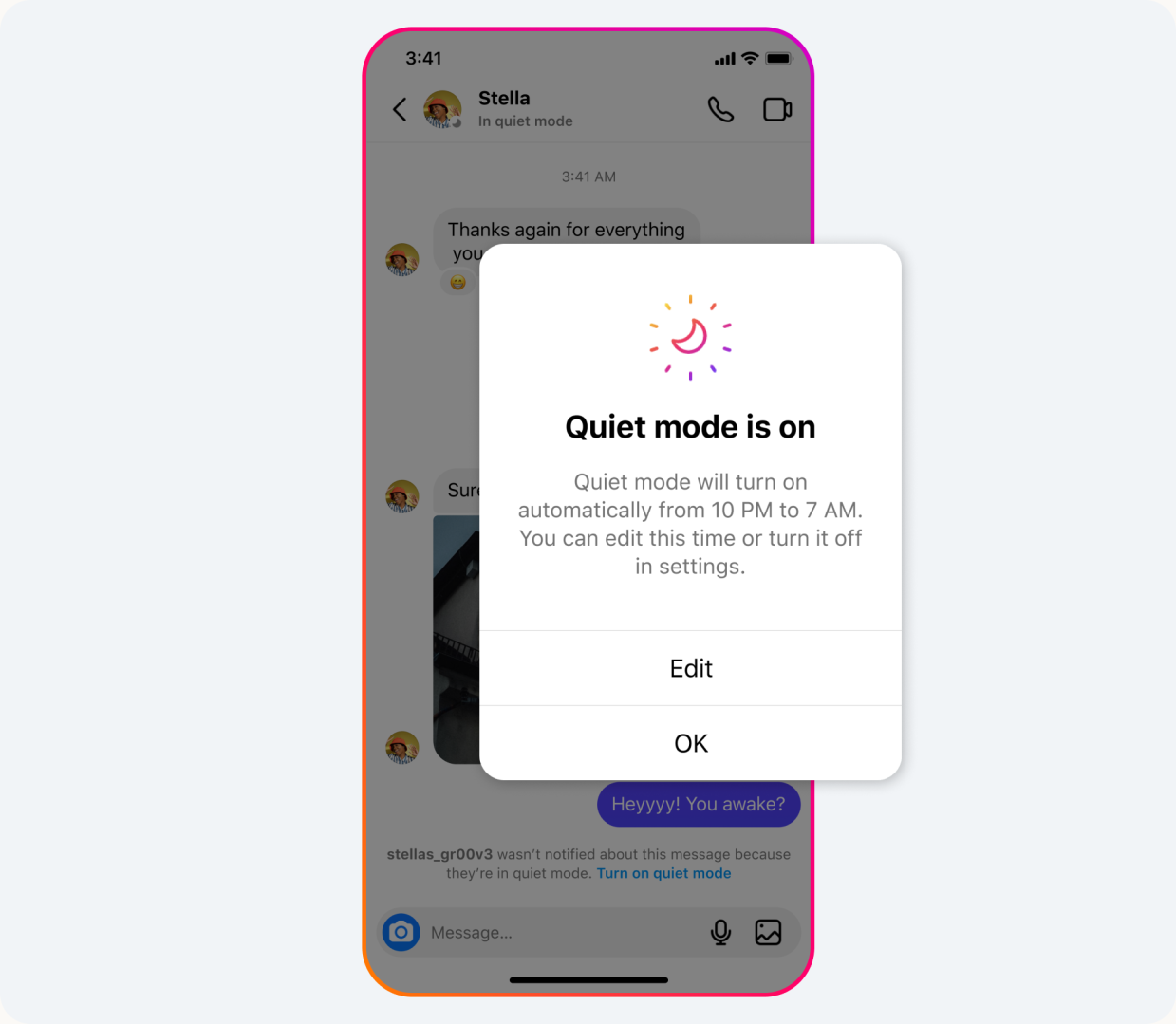 Instagram Sleep Mode (Quiet Mode): Manage Your Time & Focus | Meta