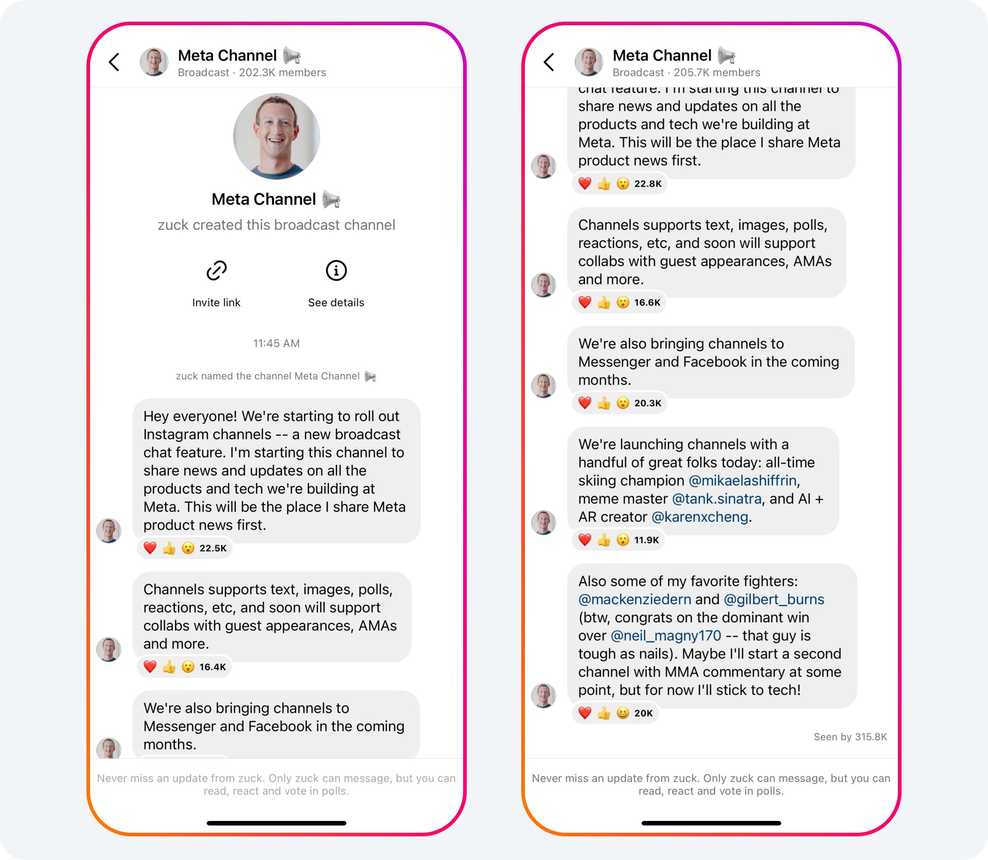 Introducing Instagram Broadcast Channels: A New Way For Creators to ...