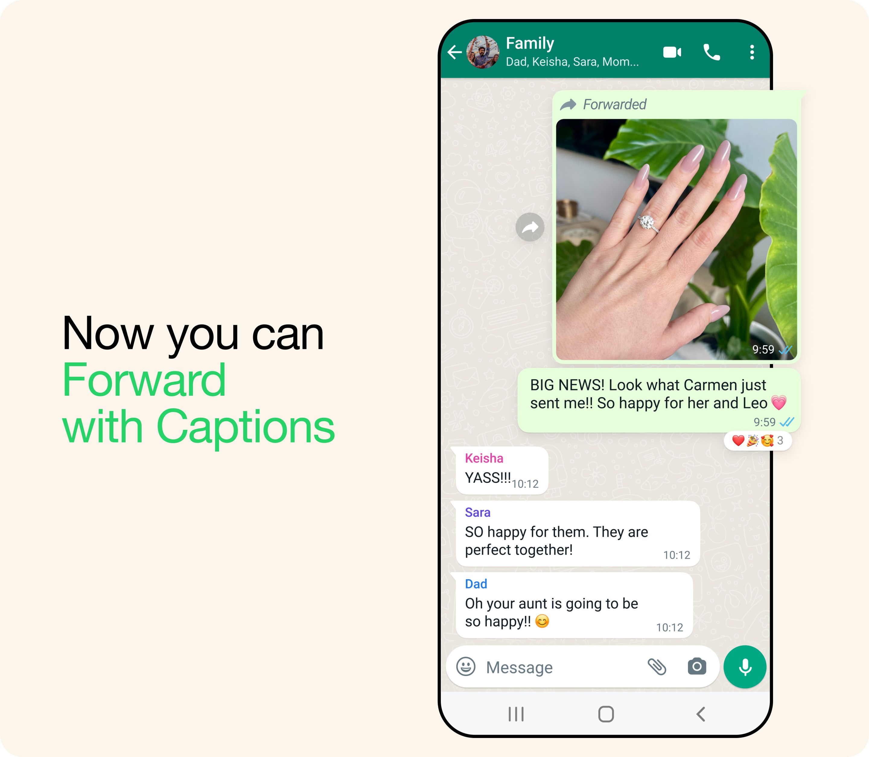 New Updates to Polls and Sharing With Captions on WhatsApp