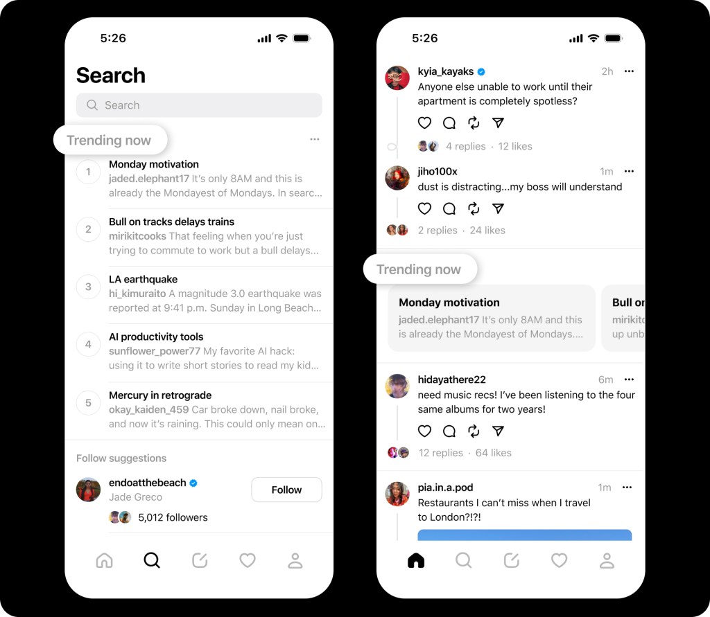 Introducing Threads: A New Way to Share With Text