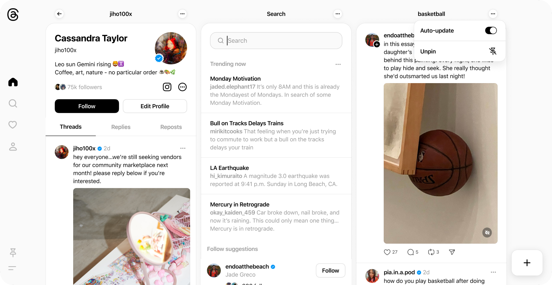 Introducing Threads: A New Way to Share With Text