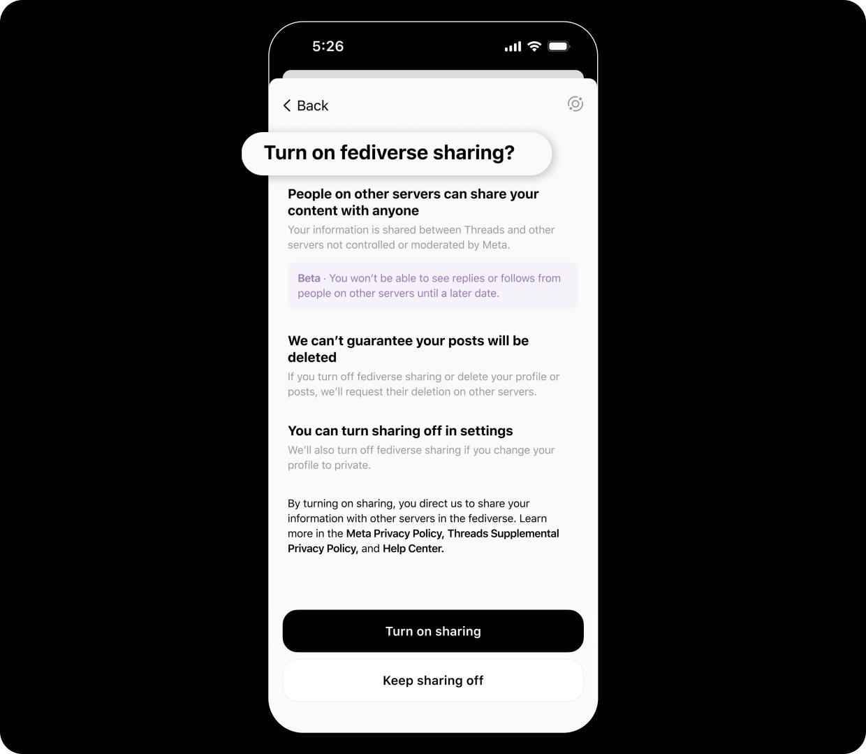 Introducing Threads: A New Way to Share With Text