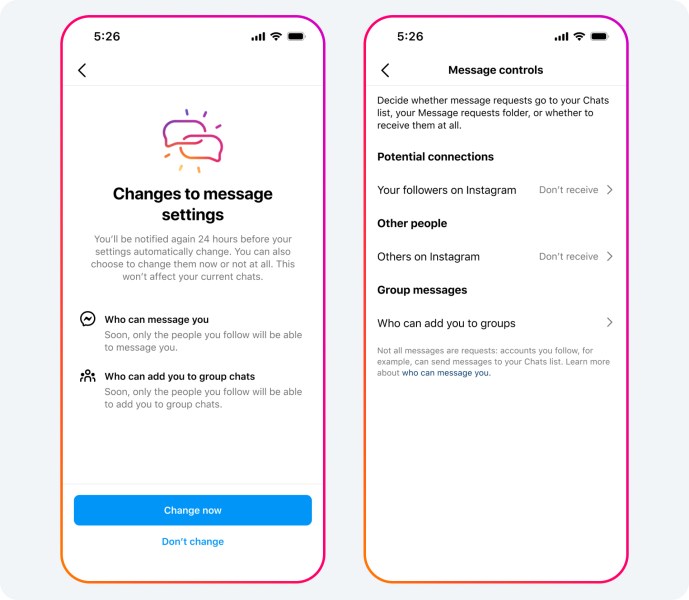 Introducing Stricter Message Settings for Teens on Instagram and Facebook