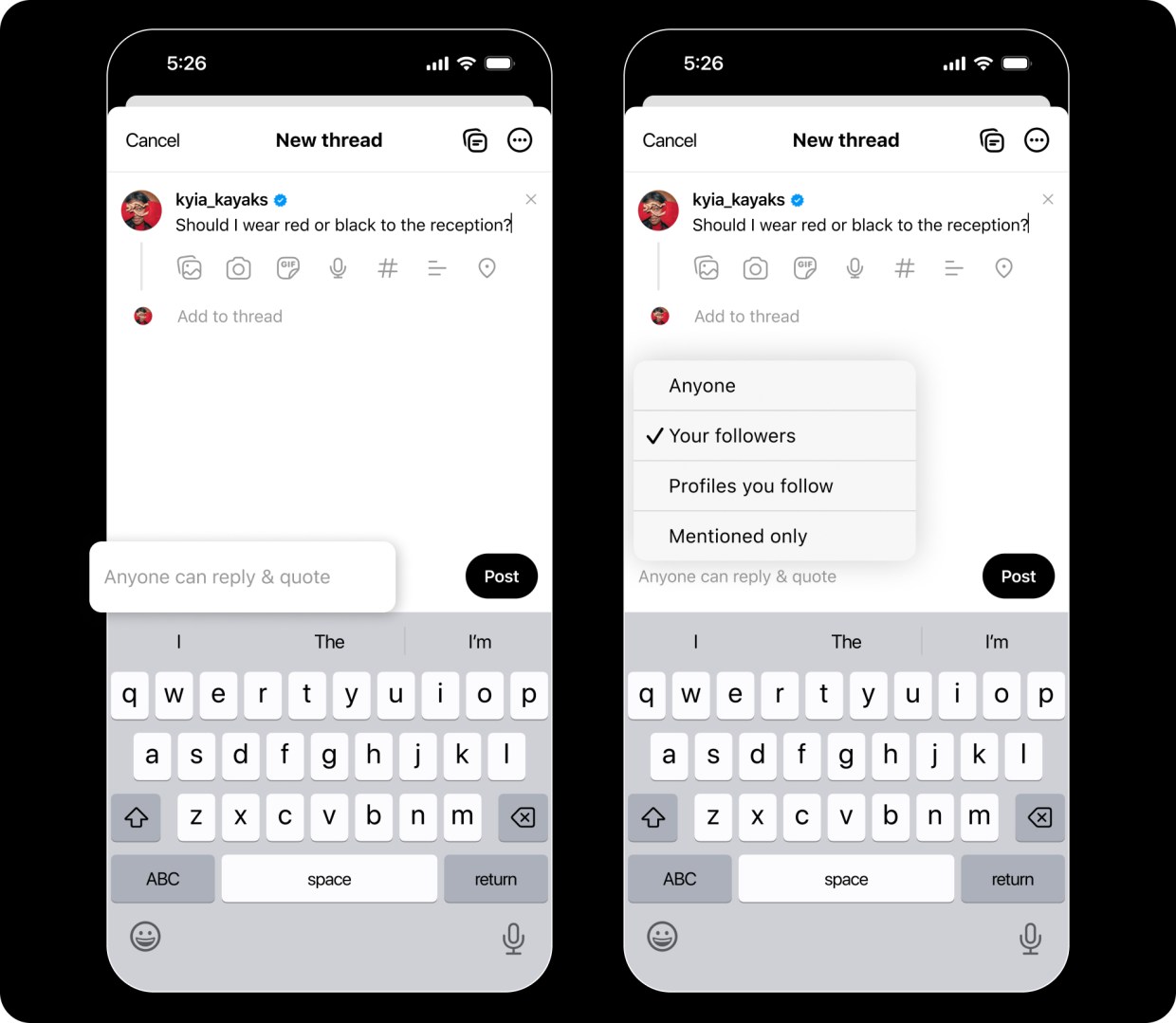 New Threads Features for a More Personalized Experience That You Control